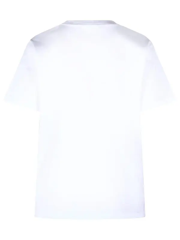 GANNI Cotton Cherry Print T-shirt - White
