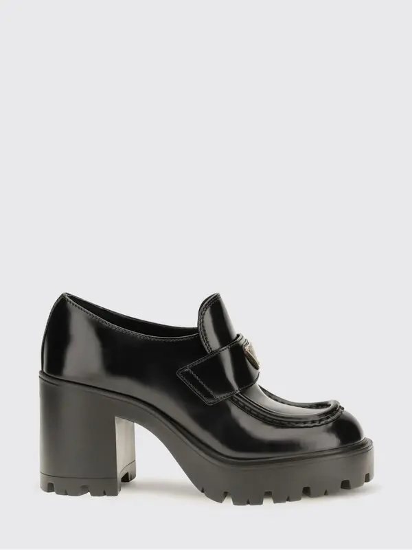 Prada Calf Leather Loafer - Black