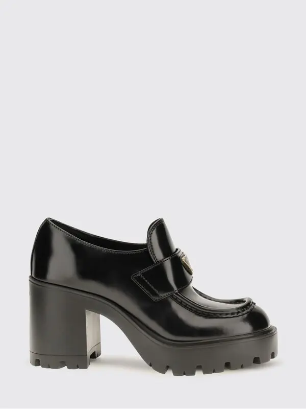 Prada Calf Leather Loafer - Black