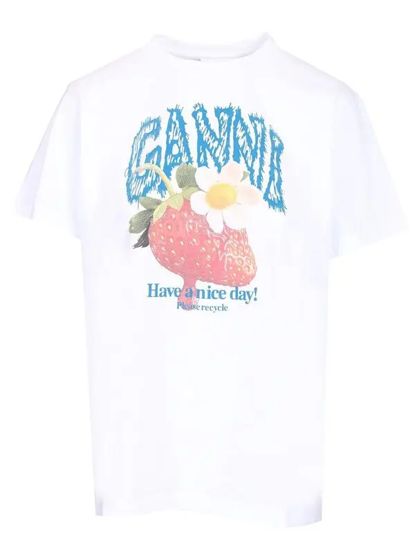 GANNI T-shirt With Print