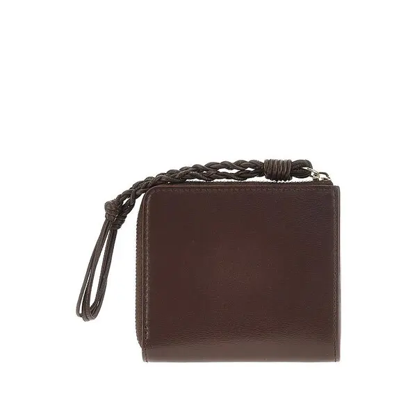 JIL SANDER Tangle' Leather Zippered Cardholder