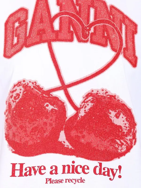 GANNI Printed T-shirt