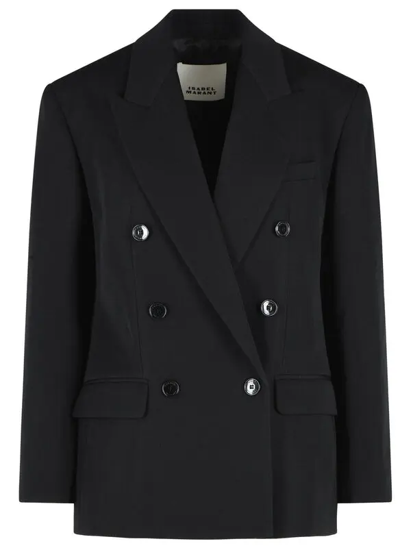 Isabel Marant Étoile Khera Wool Blazer - Black