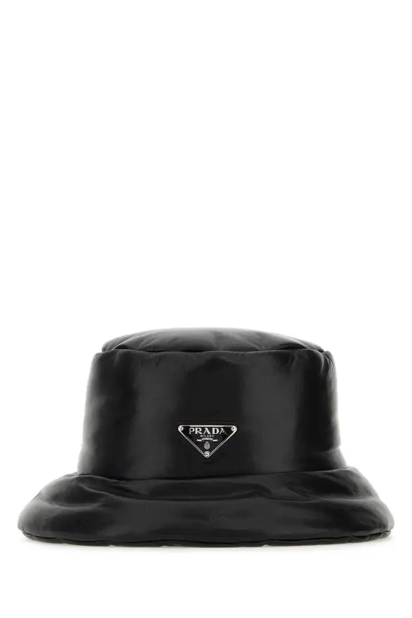 Prada Nappa Leather Padded Hat