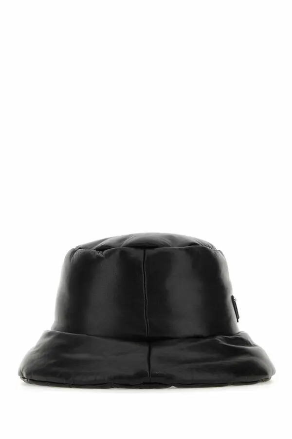 Prada Nappa Leather Padded Hat
