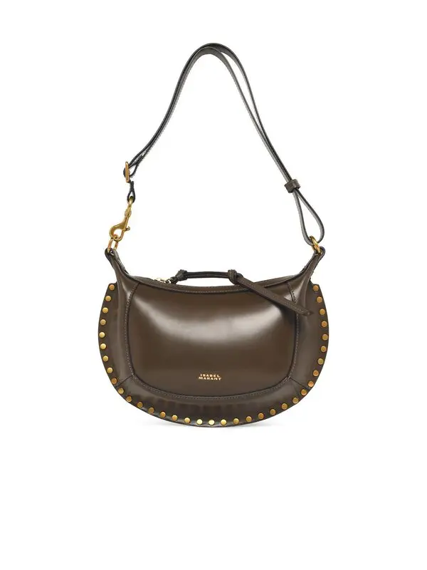 Isabel Marant Étoile Oskan Moon' Leather Bag - Brown