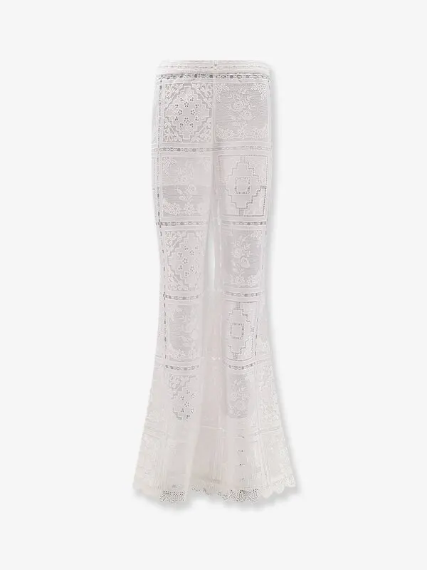 Zimmermann Aster Embroidered Trousers