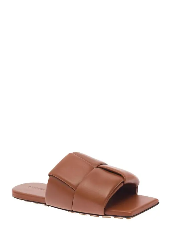 Bottega Veneta Flat Mules - Brown