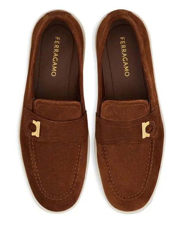 FERRAGAMO Leather Loafers - Multicolor