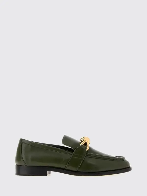 Bottega Veneta Astaire Calfskin Penny Loafers - Green