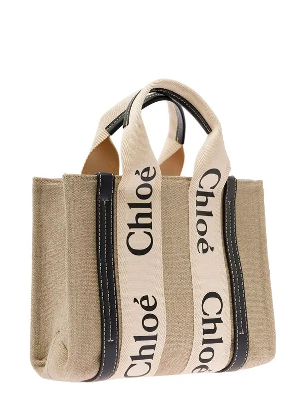Chloé Woody Tote Bag - Cream