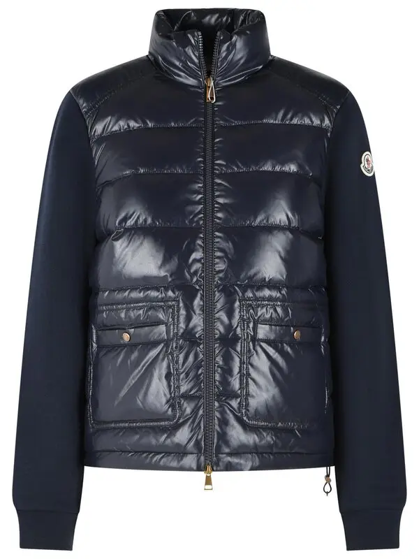 Moncler Cotton Blend Padded Sweater