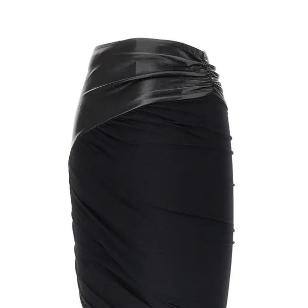 Andamane Stretch Jersey 'ursula' Skirt - Black