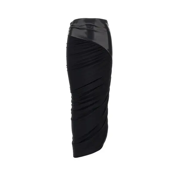 Andamane Stretch Jersey Ursula Skirt - Black