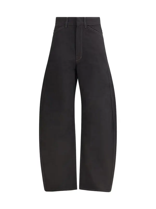 LEMAIRE Barrel Pants - Black