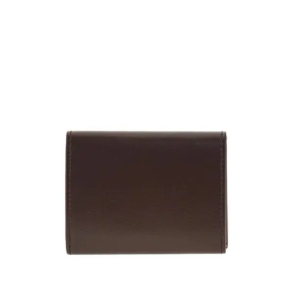 JIL SANDER Leather Mini Wallet - Brown