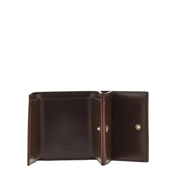 JIL SANDER Leather Mini Wallet - Brown