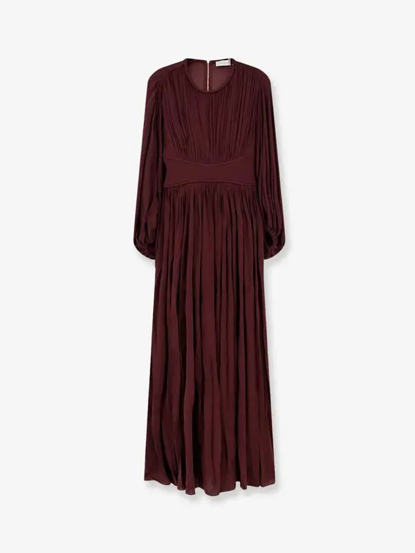 Zimmermann Luna Billow Stretch Viscose Long Dress - Multicolor