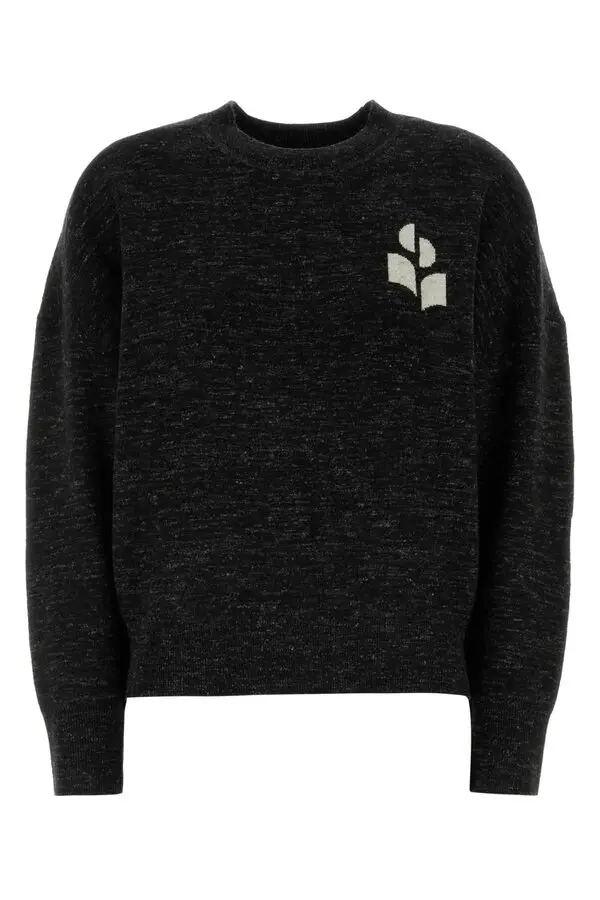 Isabel Marant Étoile Melange Viscose Blend Atlee Sweater - Black