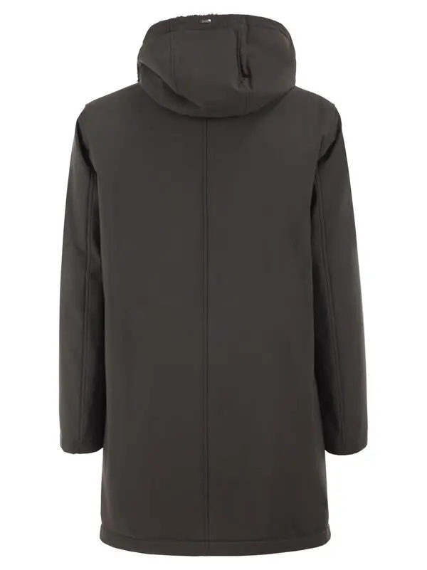 Herno Technical Hooded Coat