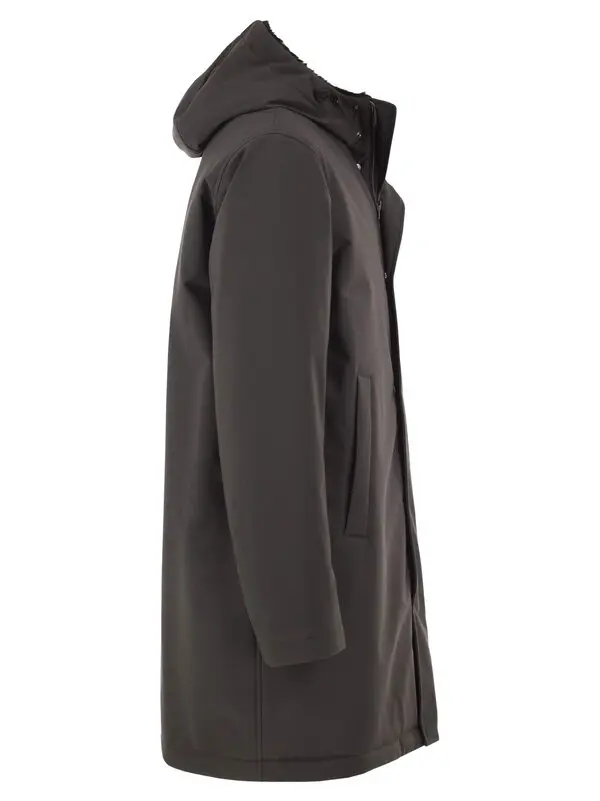Herno Technical Hooded Coat