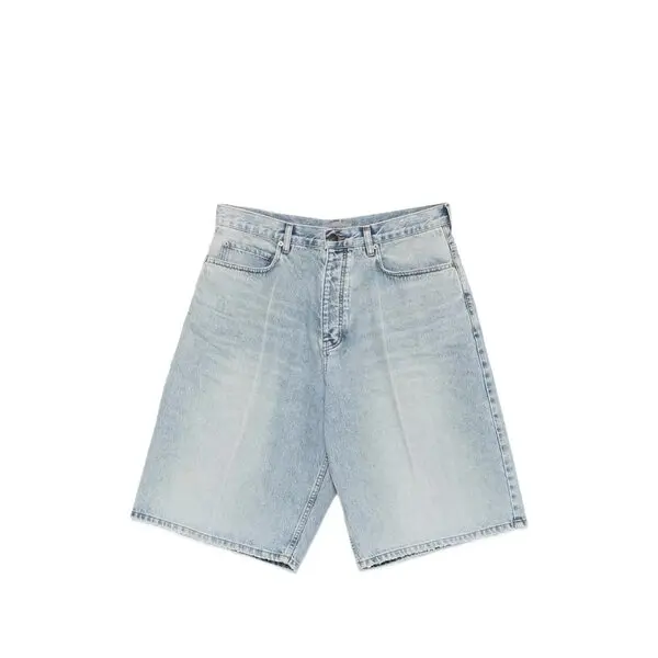 Balenciaga Shorts Denim Shorts - Blue