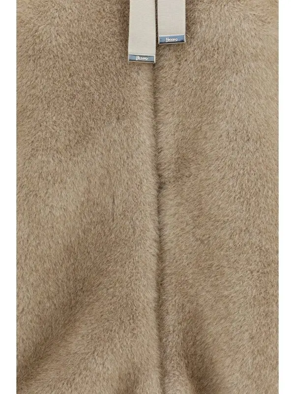 Herno Hooded Jacket In Eco-fur