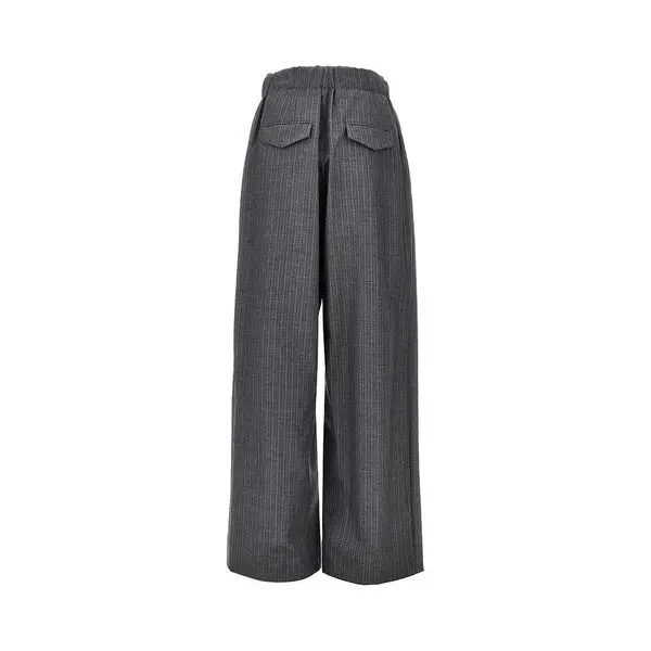 JIL SANDER Pinstriped Wool Pants