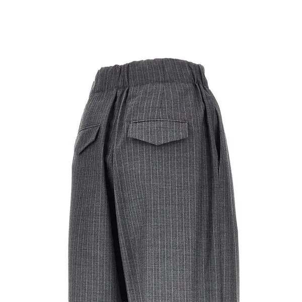JIL SANDER Pinstriped Wool Pants