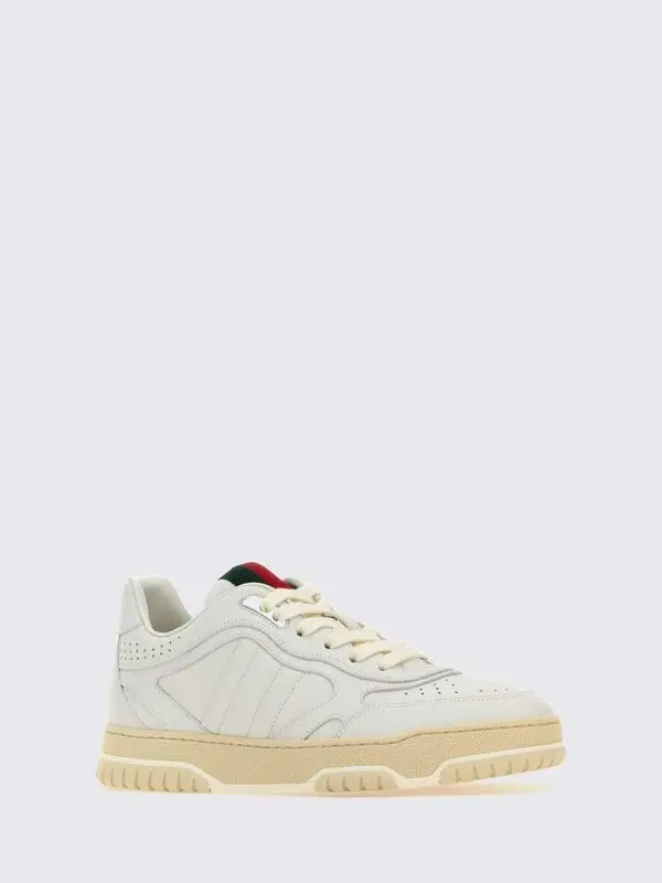 Gucci Leather Sneakers - White