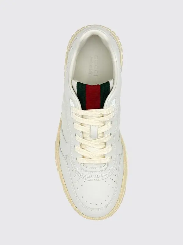 Gucci Leather Sneakers - White