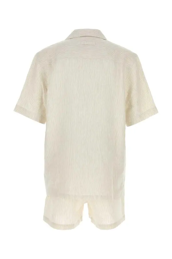 Zegna Embroidered Linen Pyjama