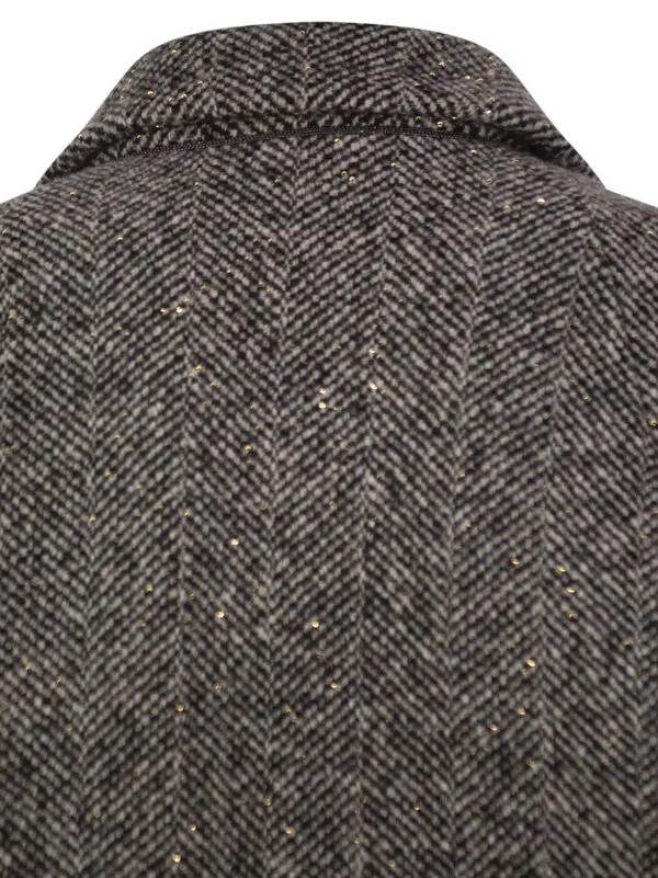 Brunello Cucinelli Wool Overcoat - Black