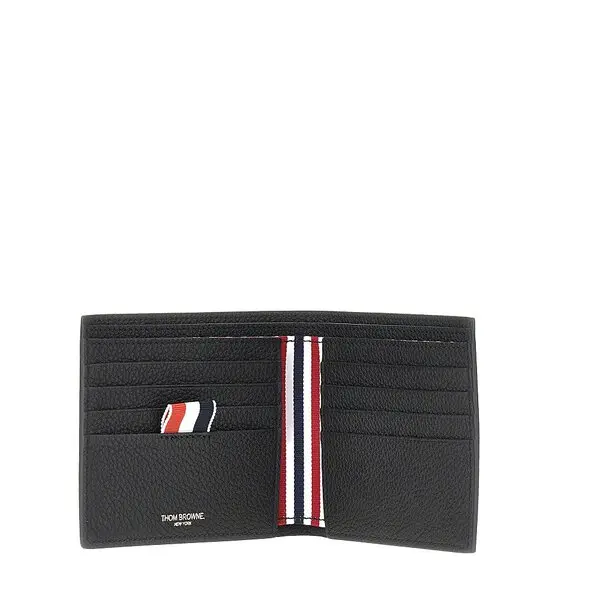 Thom Browne Grained Leather Bi-fold Wallet