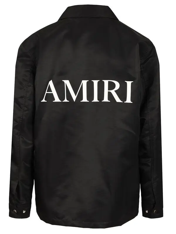 Amiri Printed Shirt Jacket - Black
