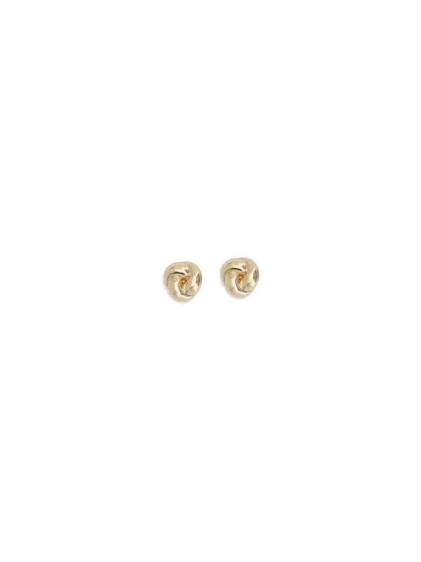 SELF-PORTRAIT Small Knot Earrings - Gold