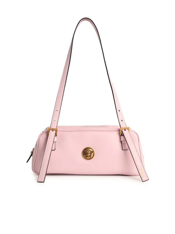 Versace Emblème' Nappa Leather Bowling Bag