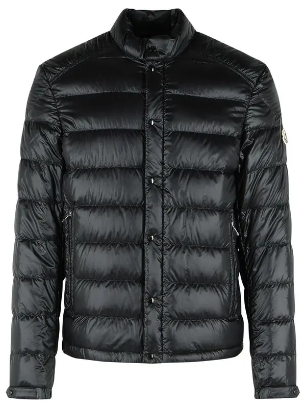 Moncler Selves' Short Polyamide Down Jacket - Black