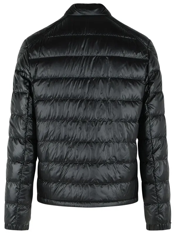 Moncler Selves' Short Polyamide Down Jacket - Black
