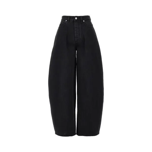Jacquemus Ovalo' Denim Pants - Black