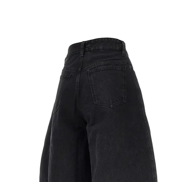 Jacquemus Ovalo' Denim Pants - Black