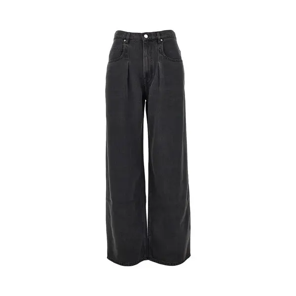 Isabel Marant Étoile Wide-leg Denim Pants - Black