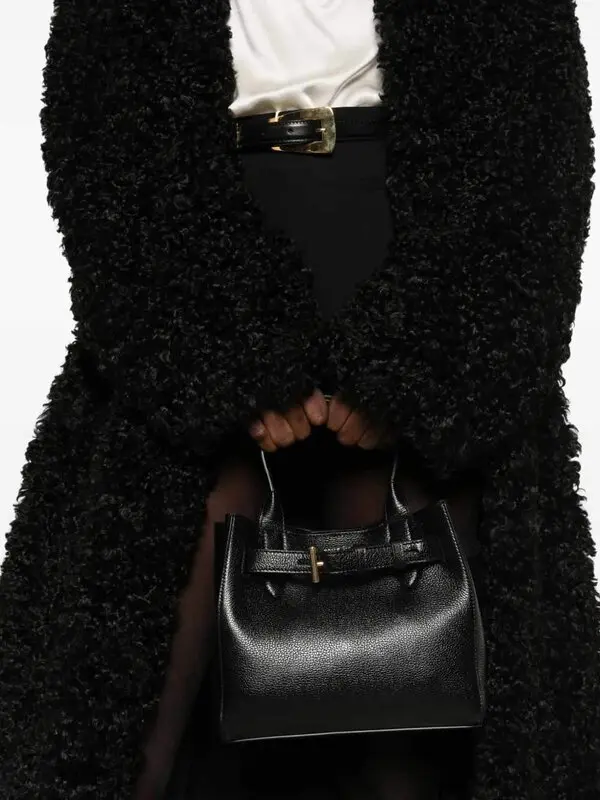 TOM FORD Audrey Buckle Tote Bag - Black