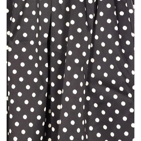 GANNI Polka Dots Satin Mini Dress