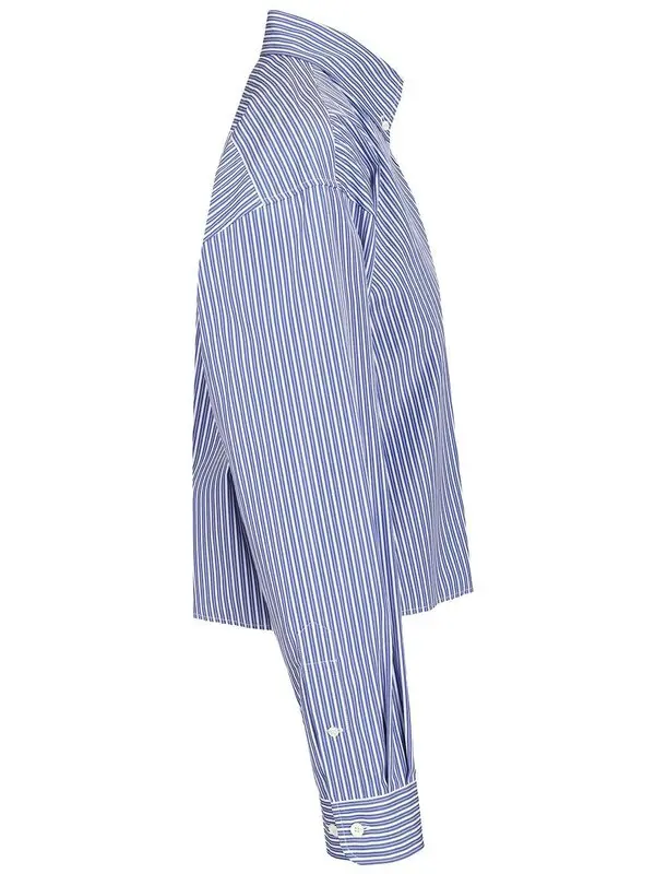 Miu Miu Poplin Shirt With Logo