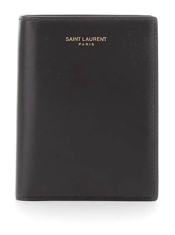 Saint Laurent Pelle Bicolor Wallet - Brown