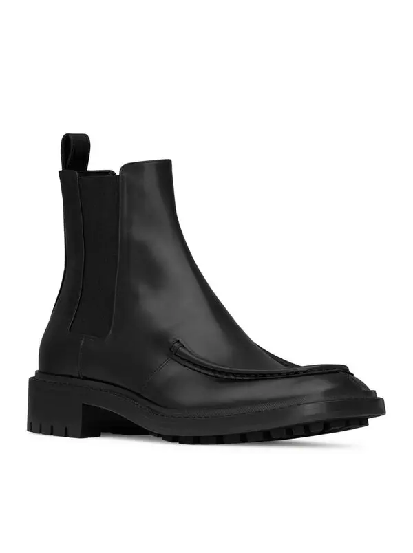 Saint Laurent Joe Smooth Leather Chelsea Boots