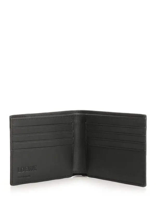 Loewe Puzzle Bifold Wallet In Grained Calfskin