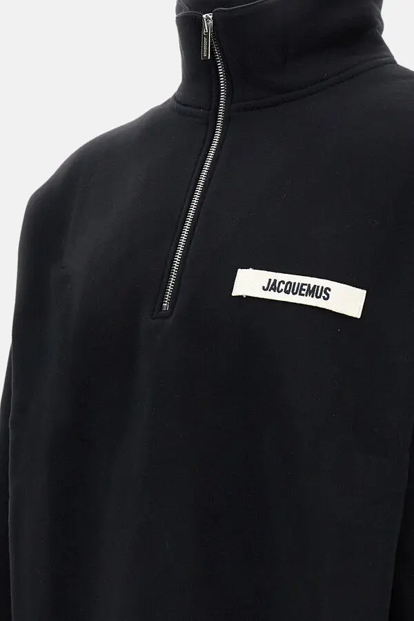 Jacquemus Zip Sweatshirt 'le Camionneur Gros Grain