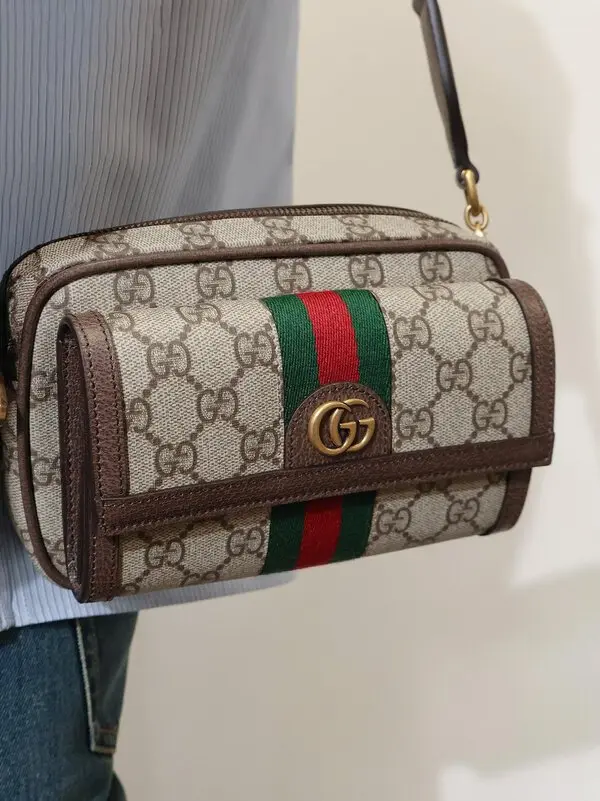 Gucci Ophidia Gg Fabric Crossbody Bag - Multicolor